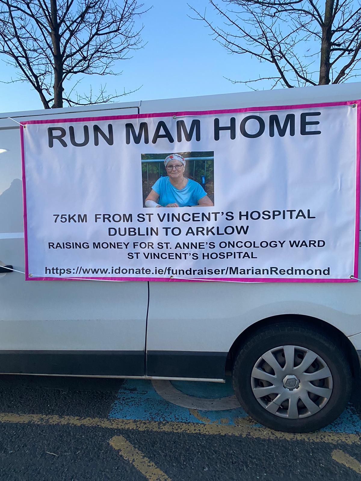 'Run Mom Home' SVUH to Arklow run in memory of Marian Redmond in aid of ...