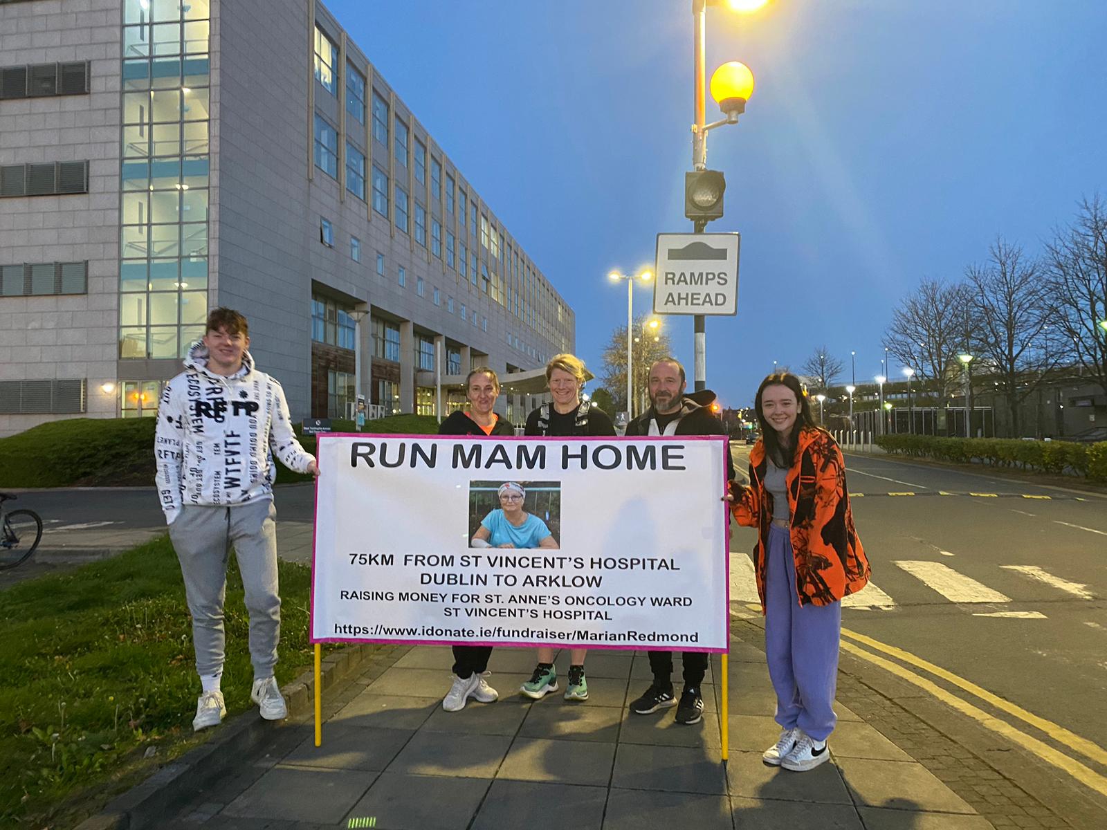'Run Mom Home' SVUH to Arklow run in memory of Marian Redmond in aid of ...